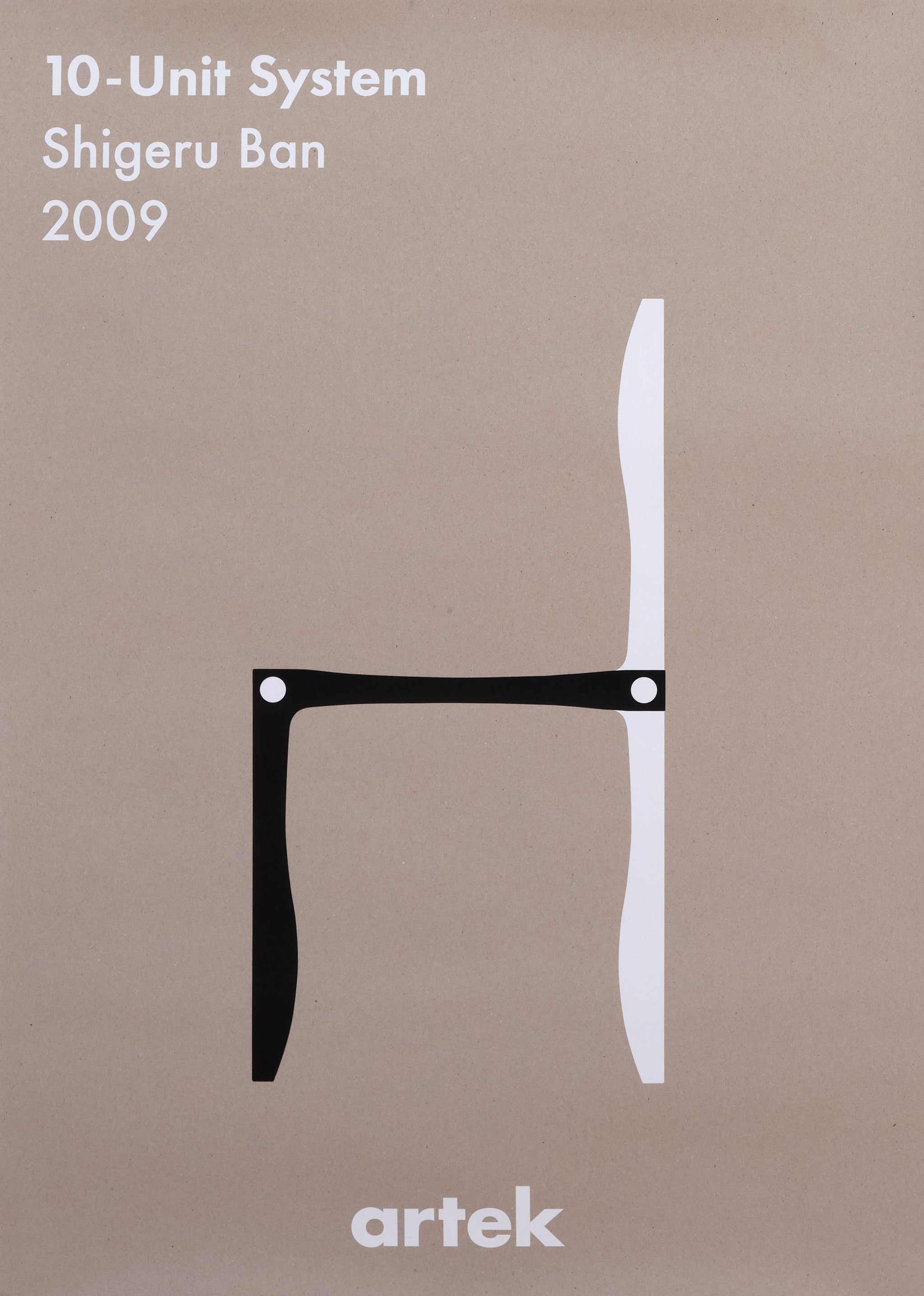 Greige poster, Artek, 10-Unit System | Grafa Gallery