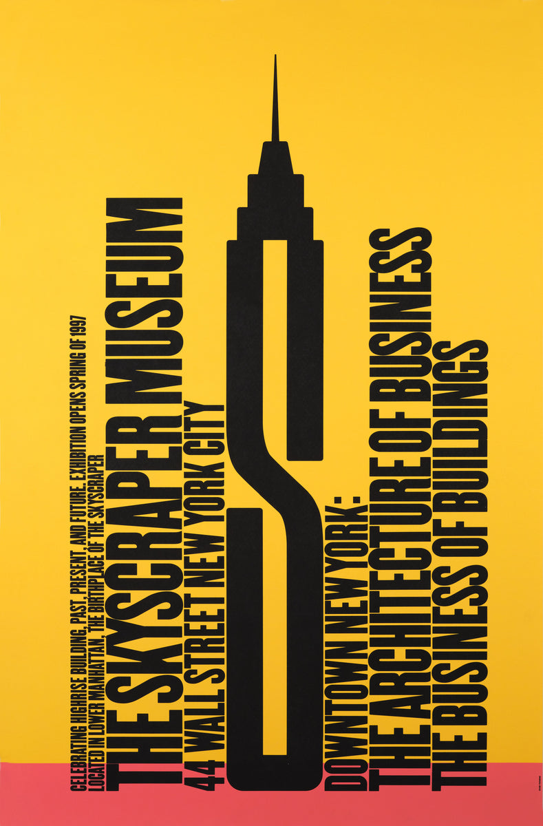 Michael Gericke poster, The Skyscraper Museum | Grafa Gallery