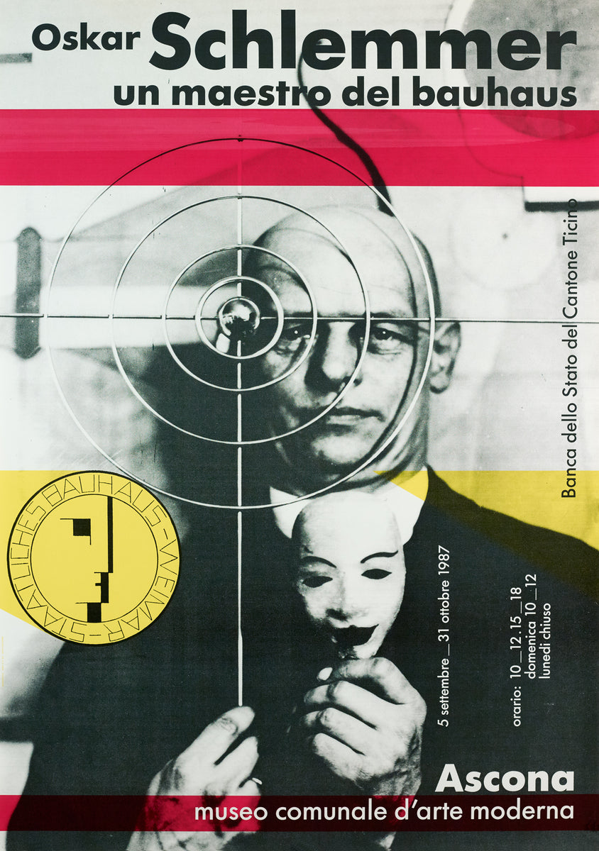Max Huber poster, Oskar Schlemmer | Grafa Gallery