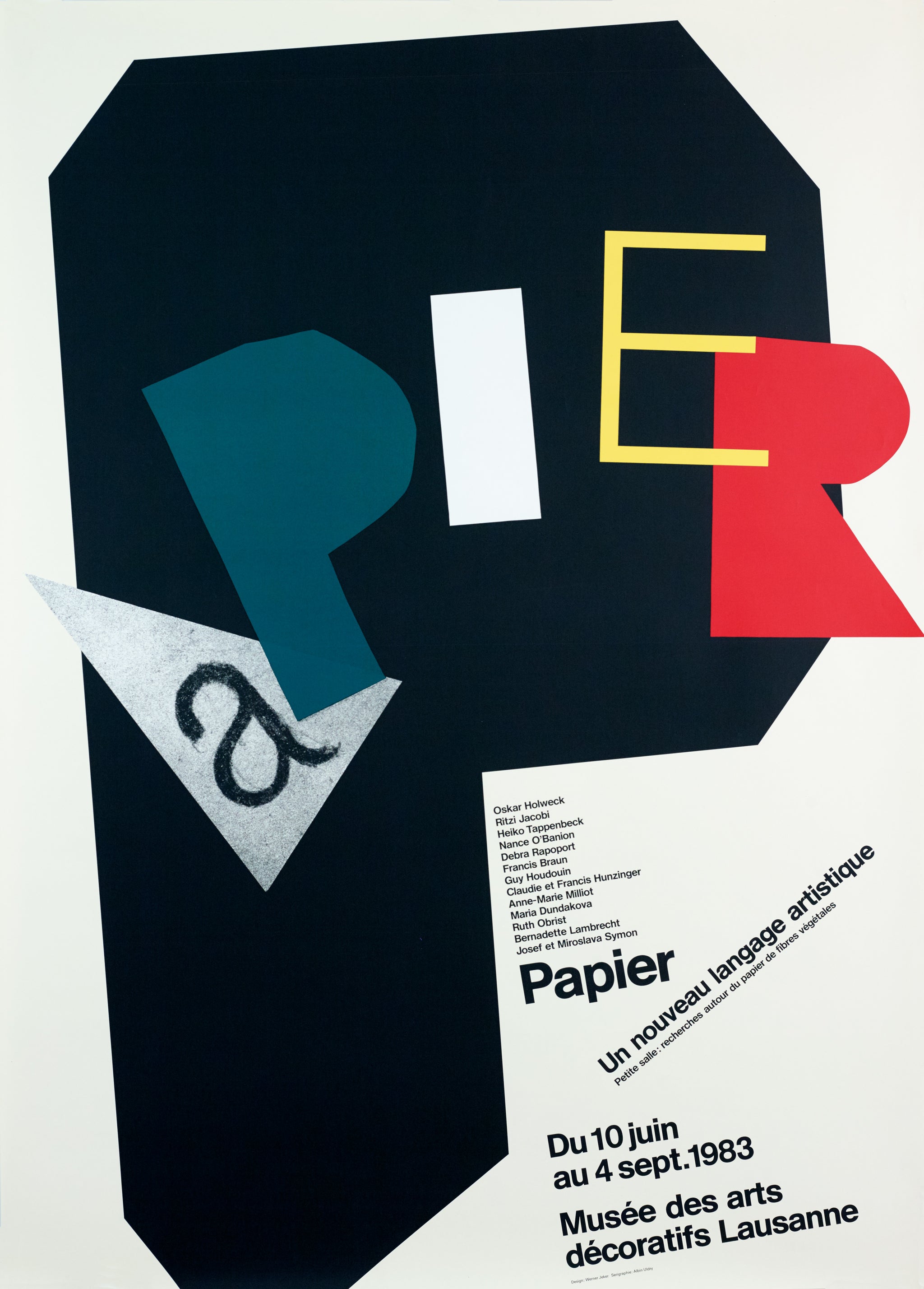 Werner Jeker poster, Papier | Grafa Gallery