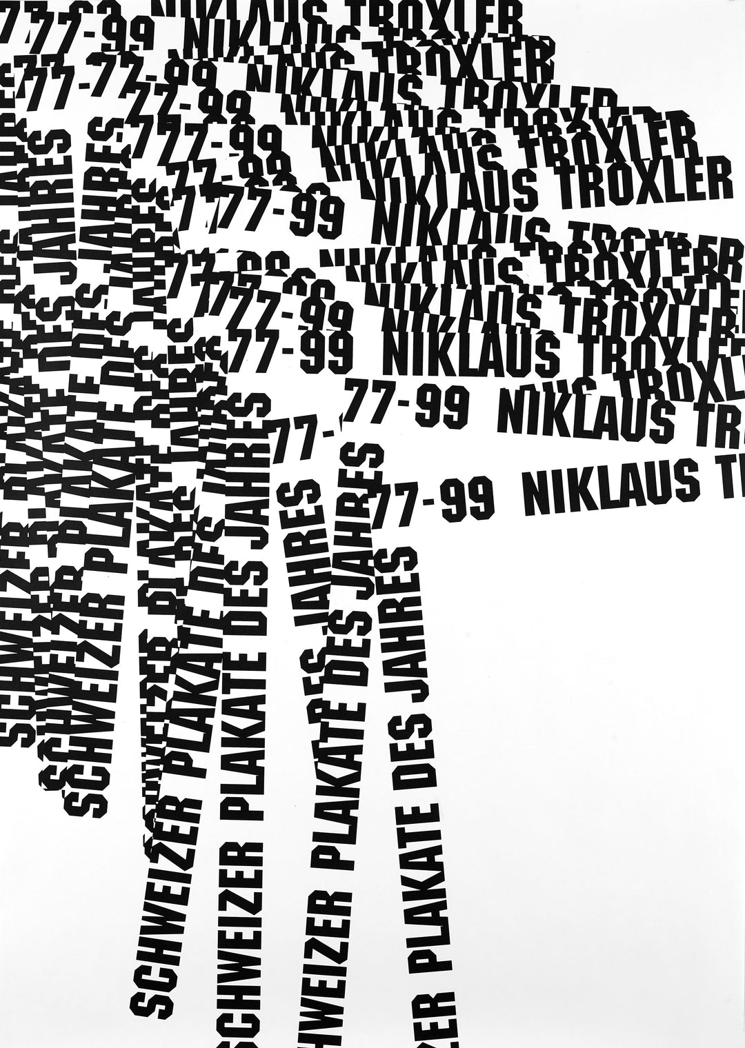 Niklaus Troxler poster, Swiss Posters from 1977-1999 | Grafa Gallery