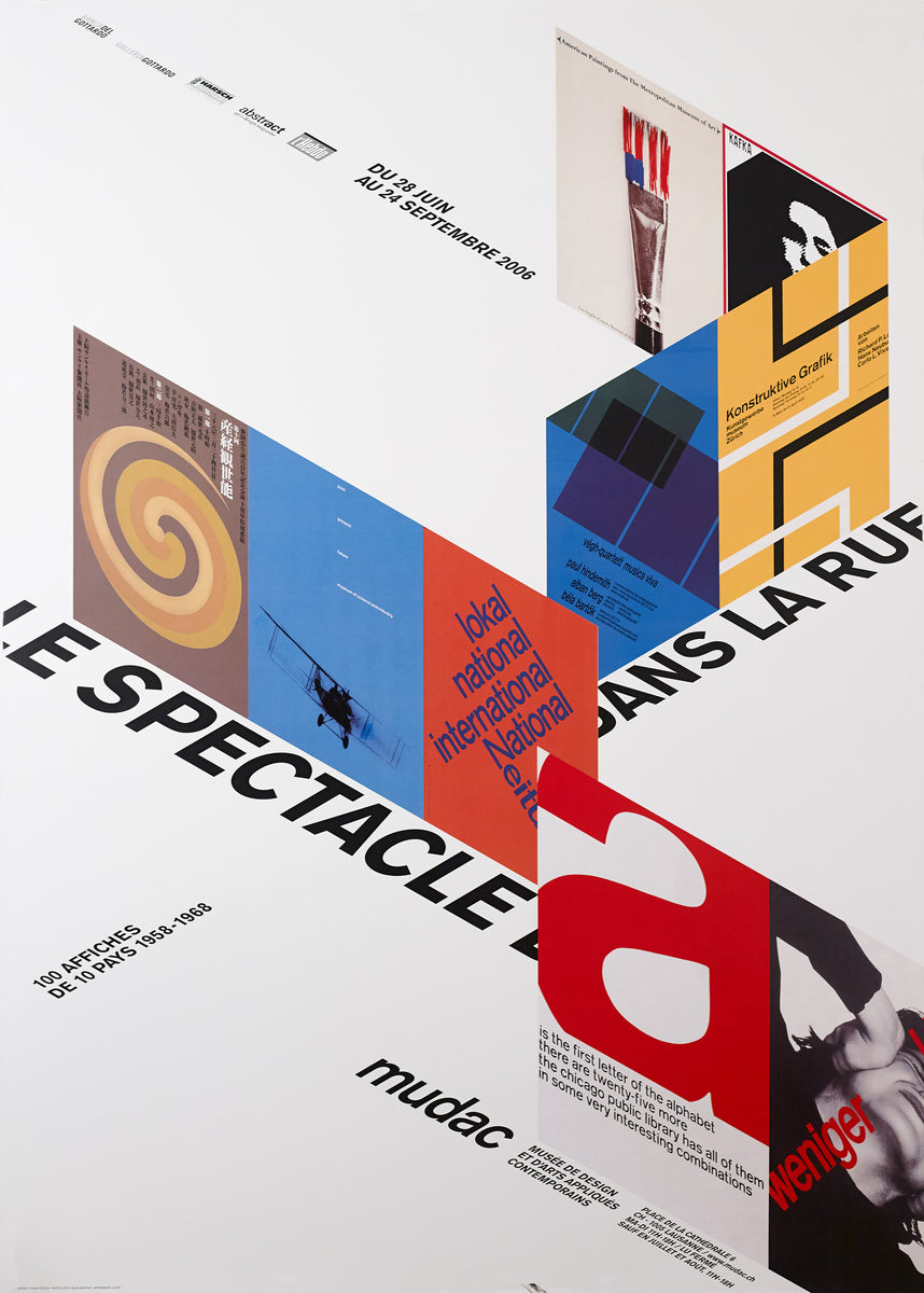 Flavia Cocchi poster, Le Spectacle dans la Rue, MUDAC | Grafa Gallery