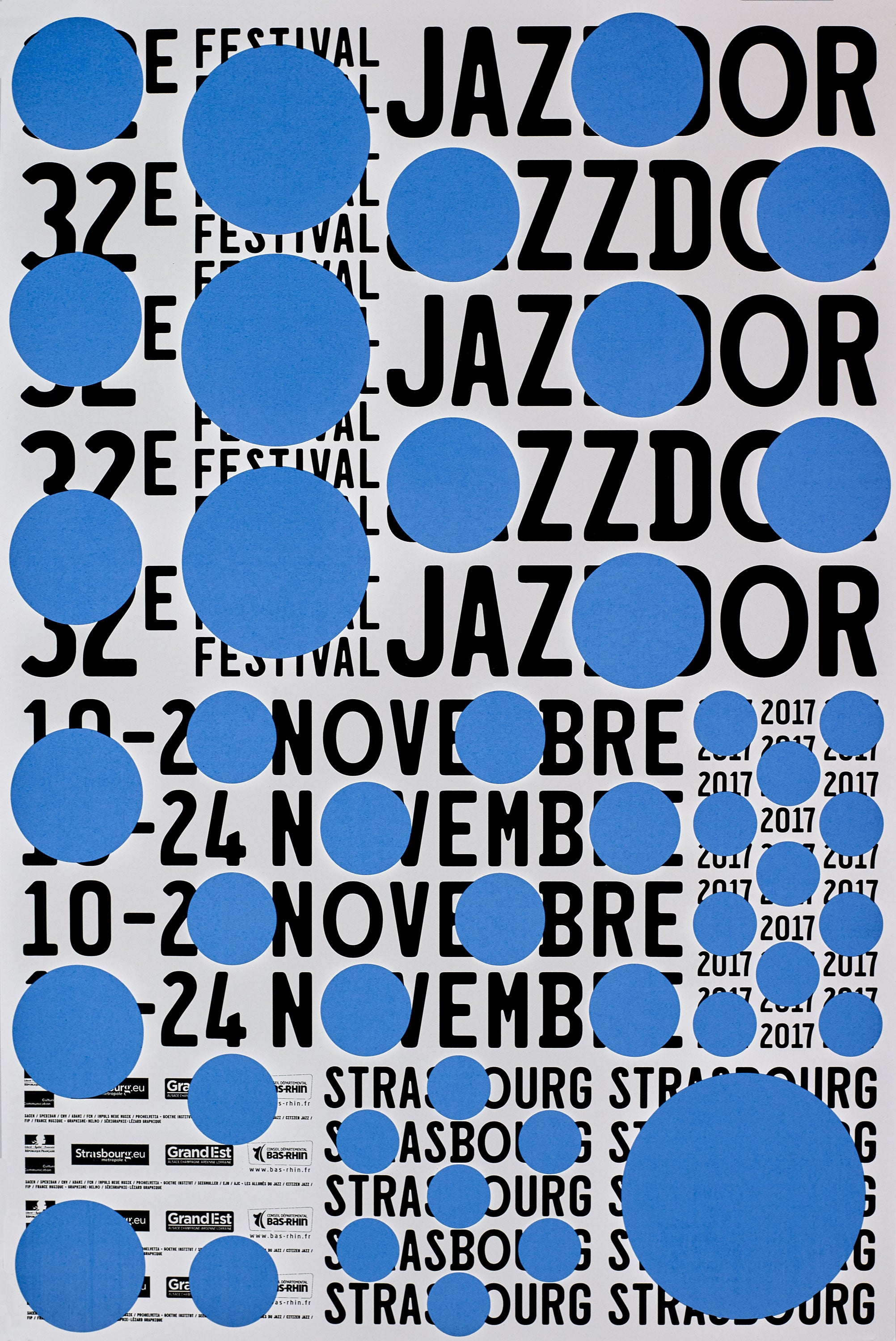 Helmo poster, Jazzdor Festival Strasbourg | Grafa Gallery