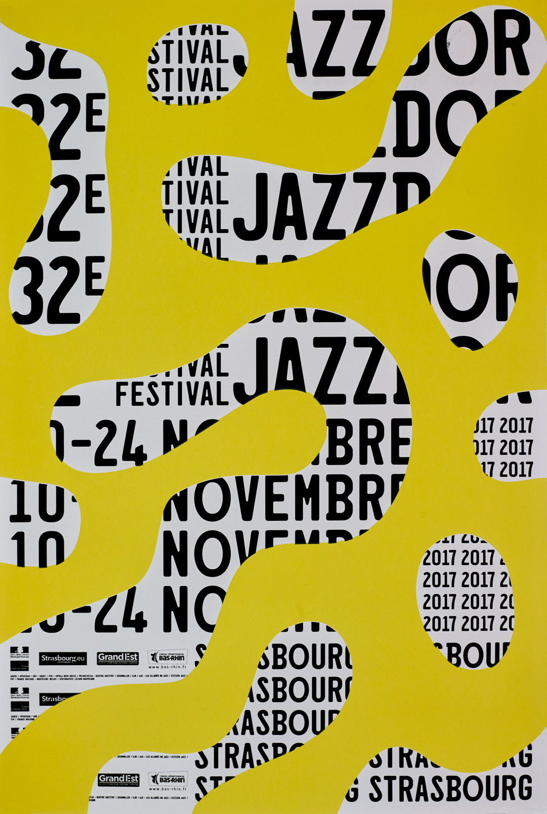 Helmo poster, Jazzdor Festival Strasbourg | Grafa Gallery